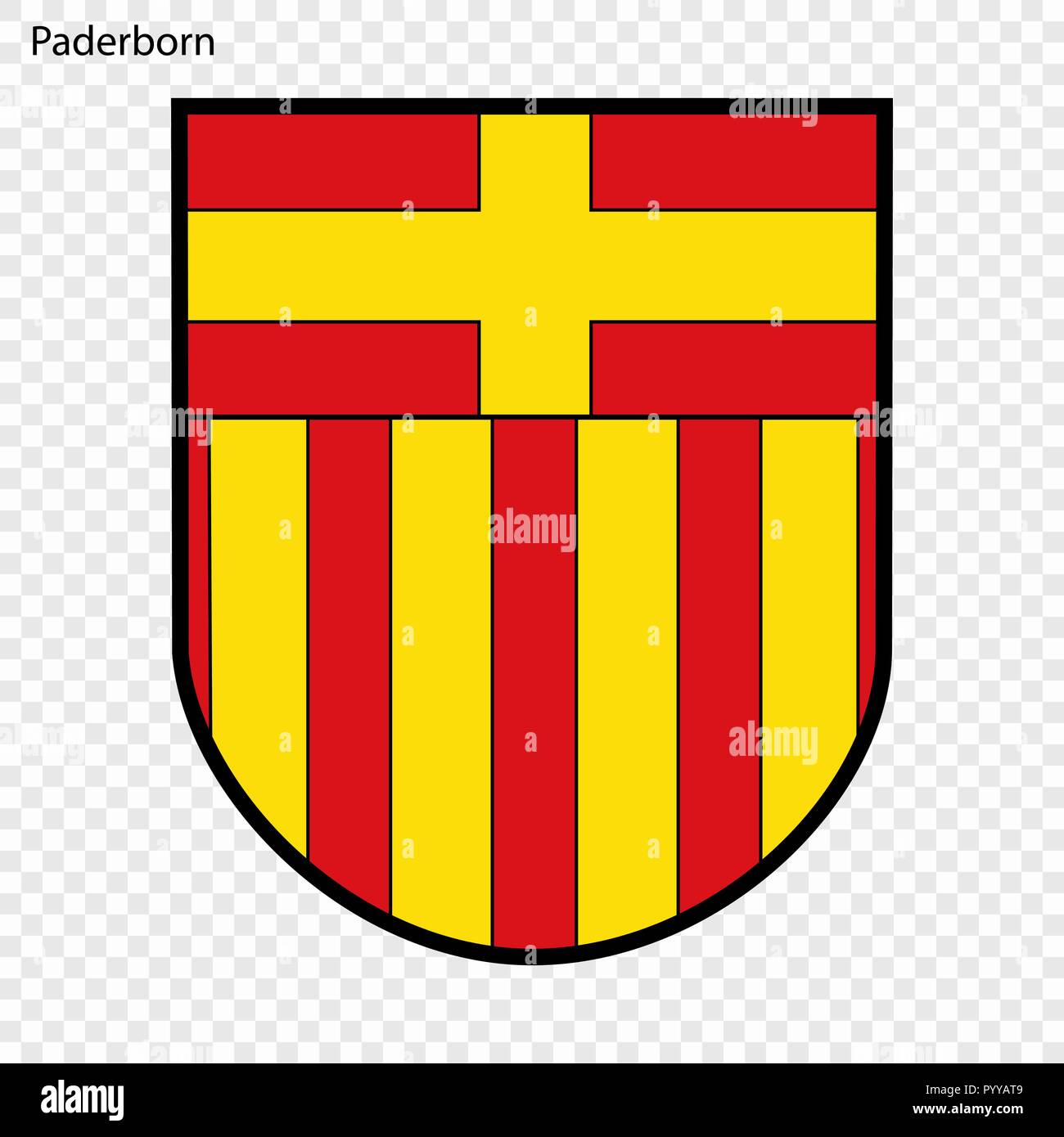 Emblem of Paderborn. City of Germany. Vector illustration Stock Vector Image & Art - Alamy