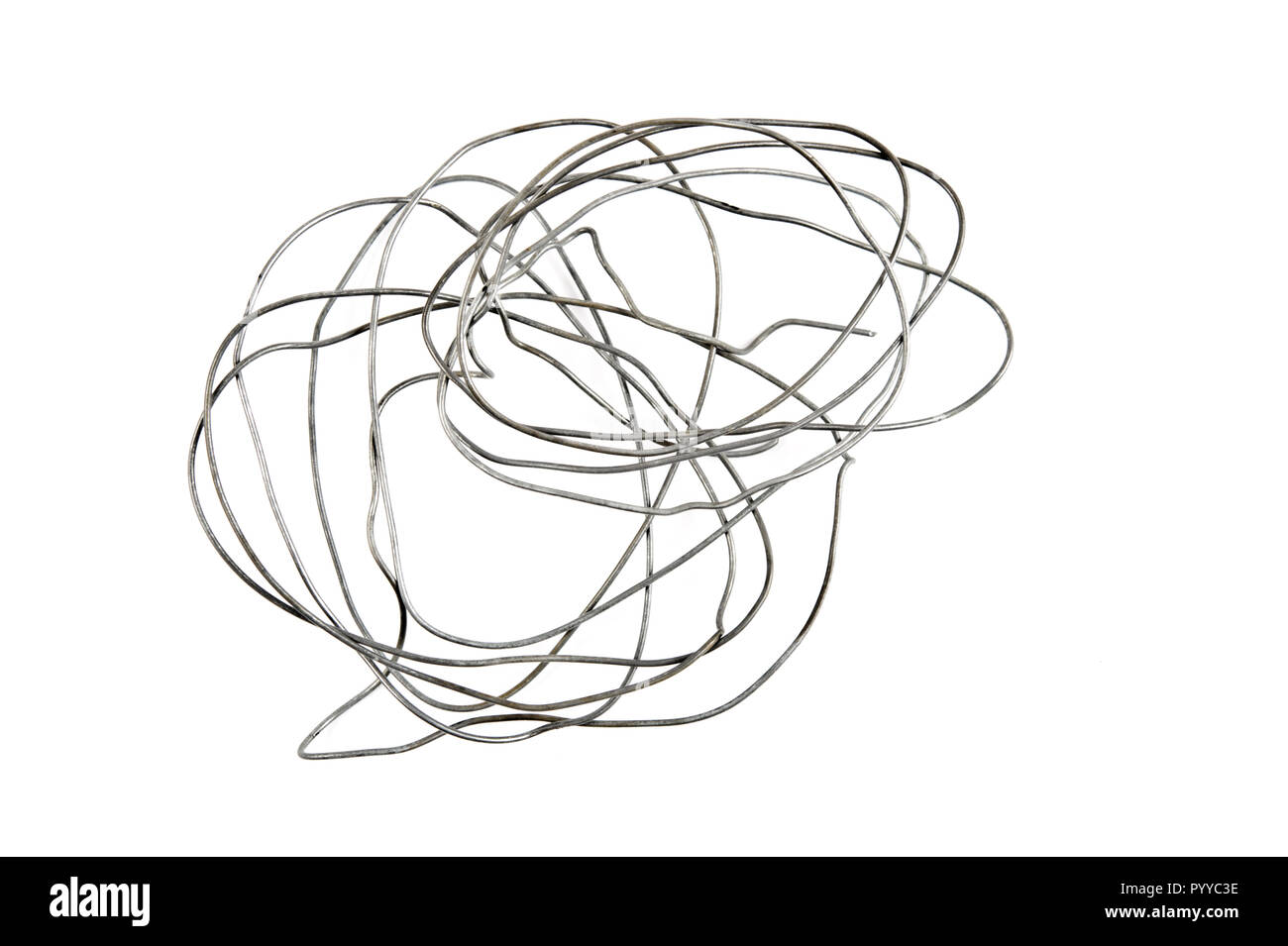 Metal wire twisted hi-res stock photography and images - Alamy