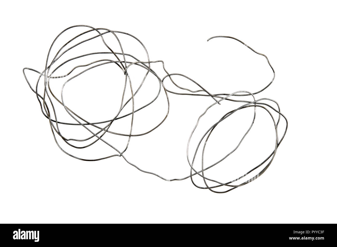 Metal wire twisted hi-res stock photography and images - Alamy