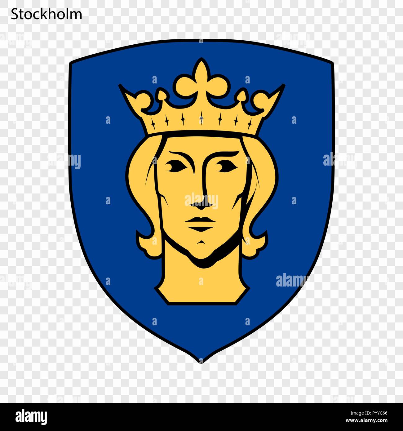 Emblem of Stockholm. Vector illustration Stock Vector Image & Art - Alamy