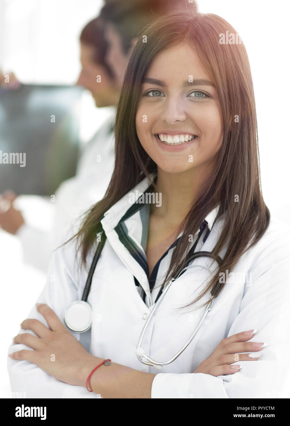 closeup.successful woman doctor Stock Photo - Alamy
