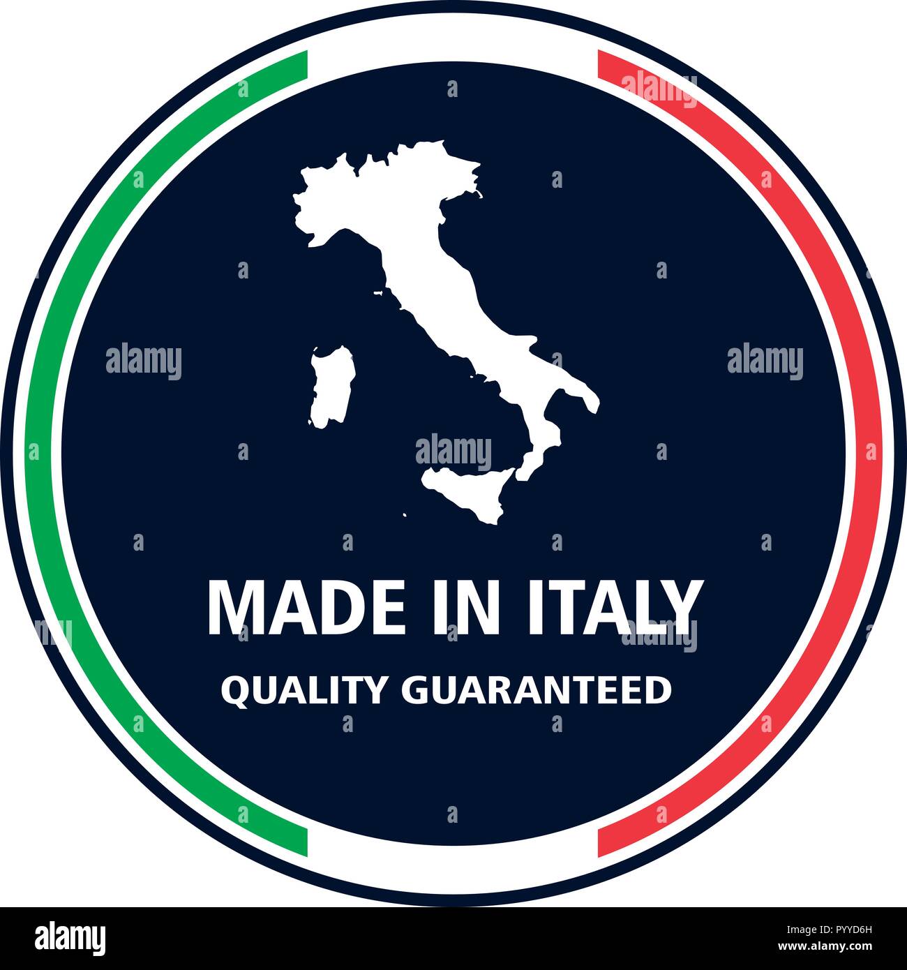 Made in Italy quality stamp. Vector illustration Stock Vector Image ...