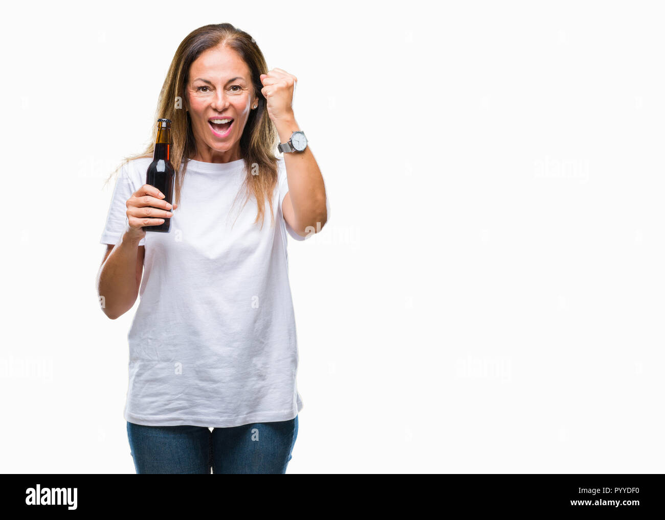 Mature woman alcohol problem Cut Out Stock Images & Pictures - Alamy