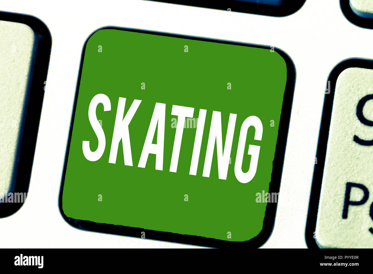 Writing note showing Skating. Business photo showcasing Action of skate ...