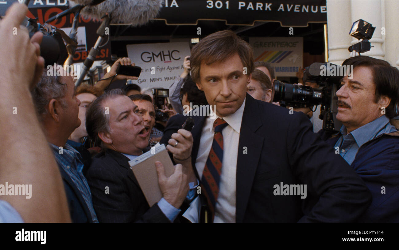 THE FRONT RUNNER, center: Hugh Jackman, 2018. © Columbia Pictures ...