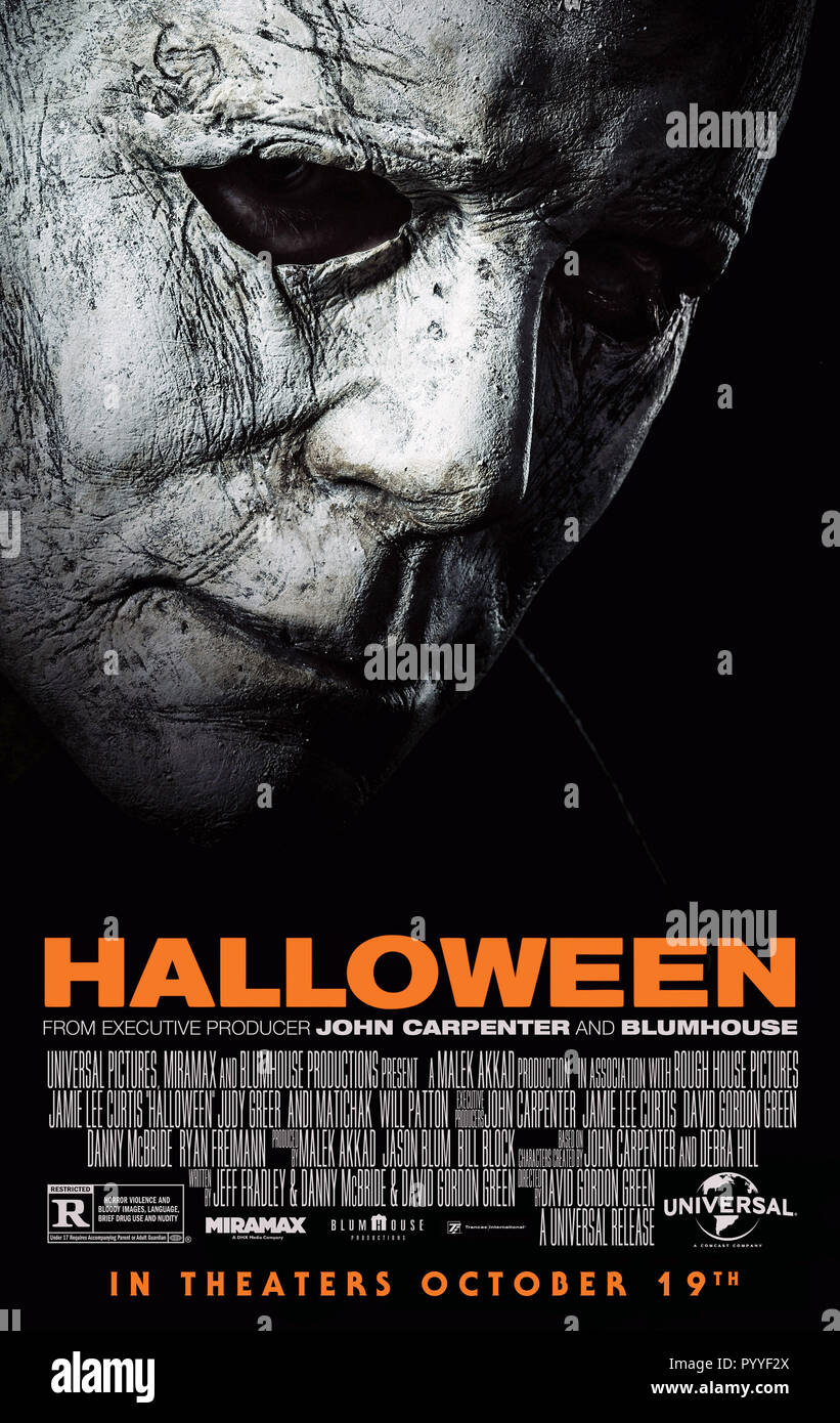 HALLOWEEN, US poster, 2018. © Universal Pictures /Courtesy Everett ...