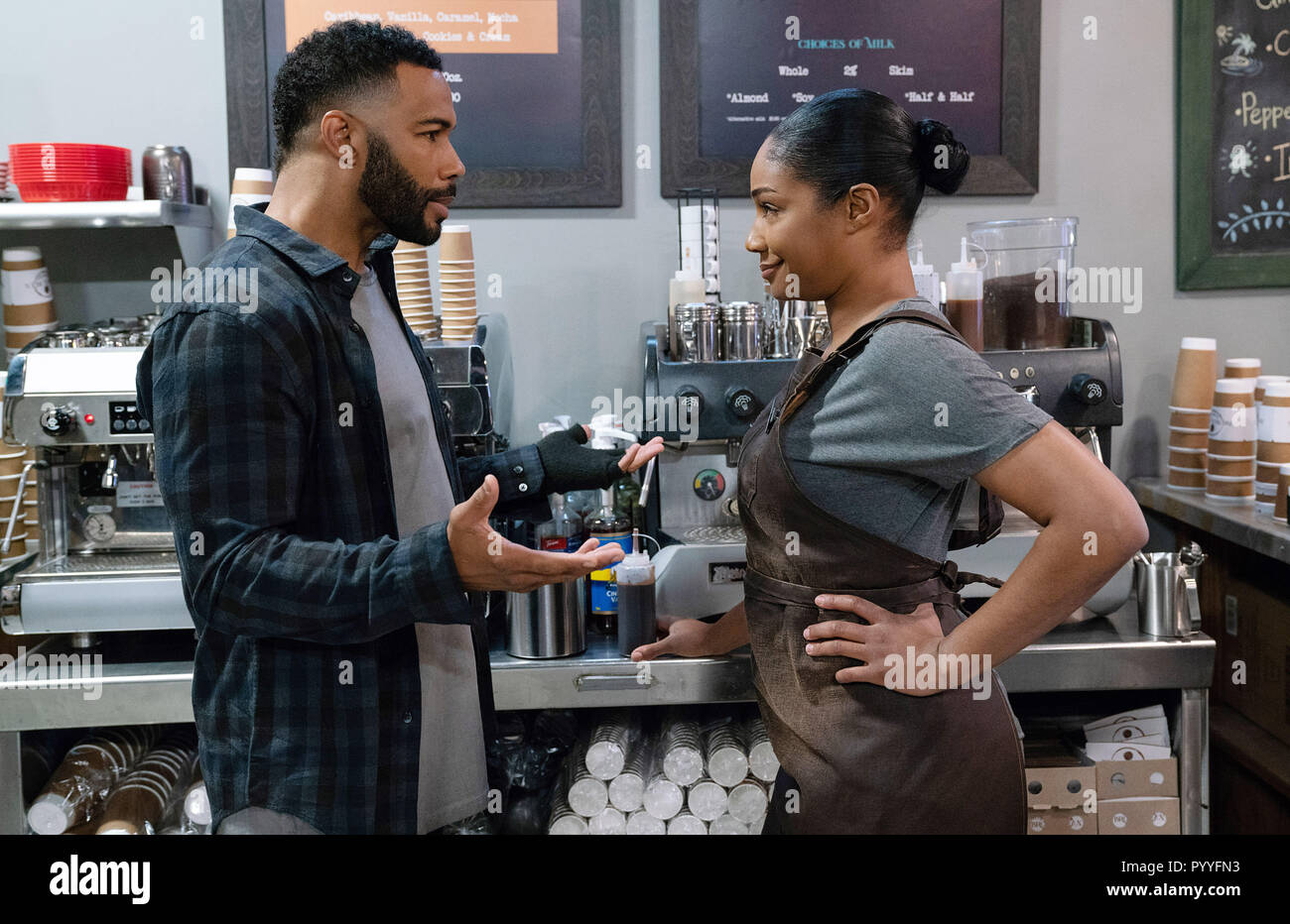 NOBODY'S FOOL, from left: Omari Hardwick, Tiffany Haddish, 2018. ph ...