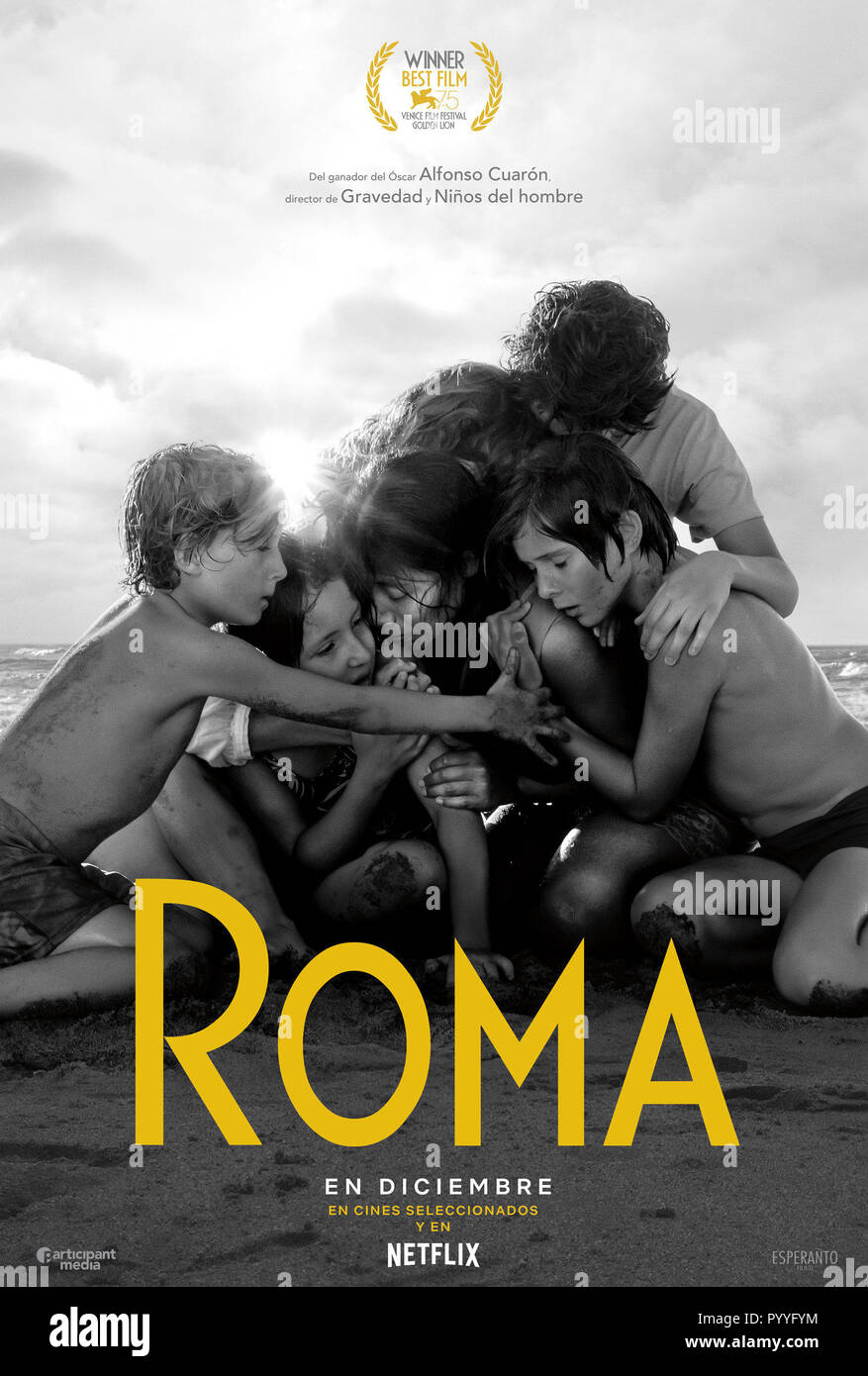 ROMA, Mexican poster, from left: Marco Graf, Daniela Demesa, Yalitza ...