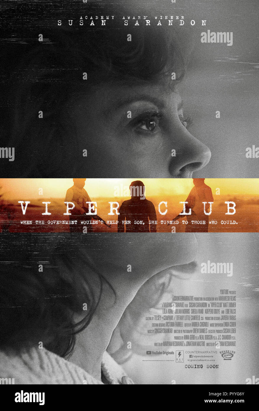 VIPER CLUB, US Poster, Susan Sarandon, 2018. © Roadside Attractions ...