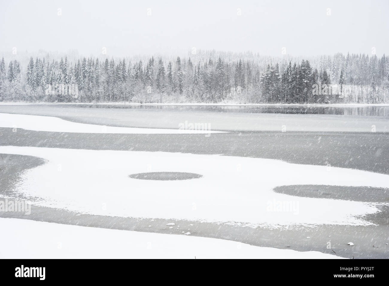 Ice Fog Over Frozen Lake High Resolution Stock Photography and Images ...