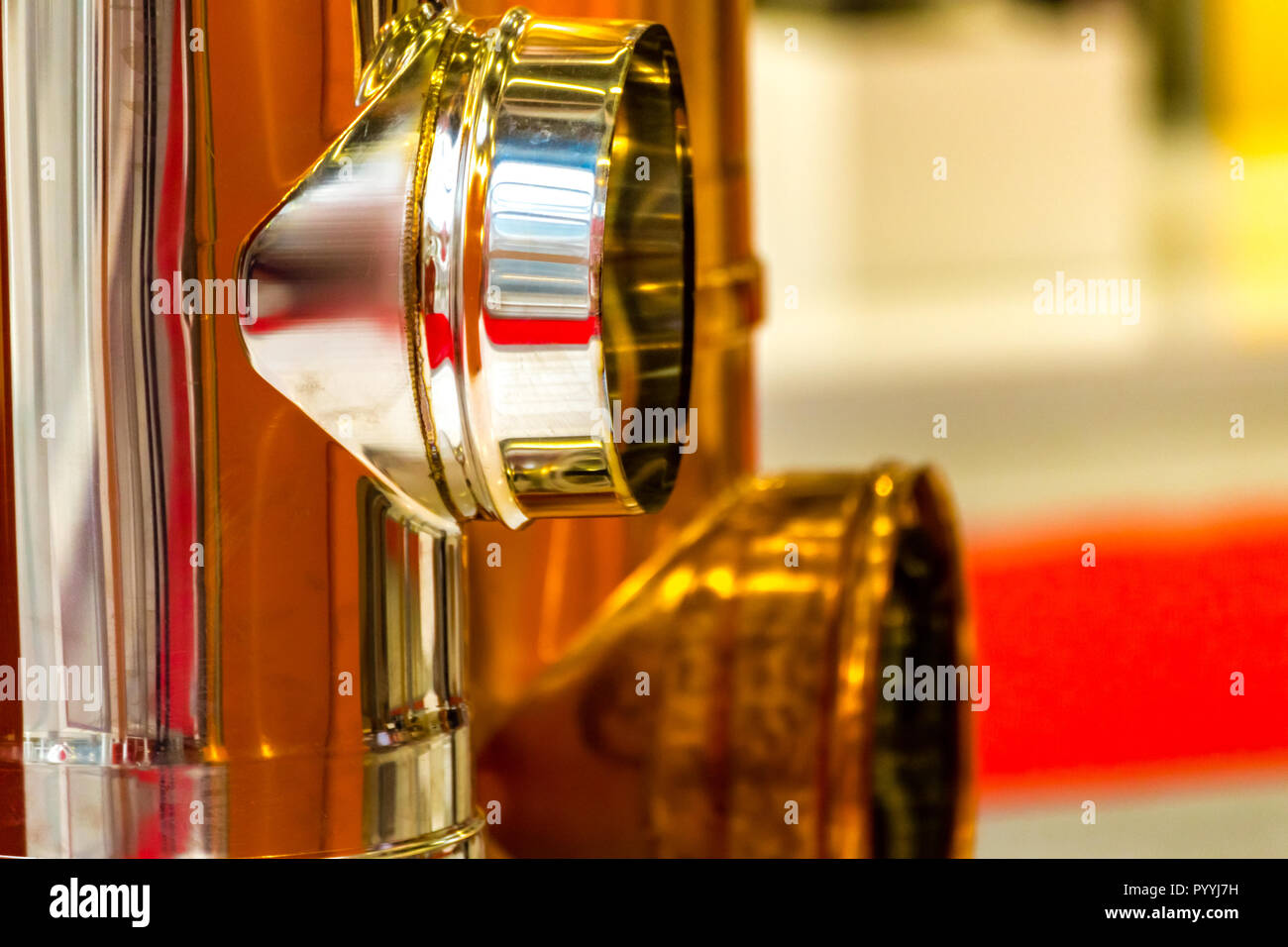 closeup of pipes of different colors Stock Photo - Alamy
