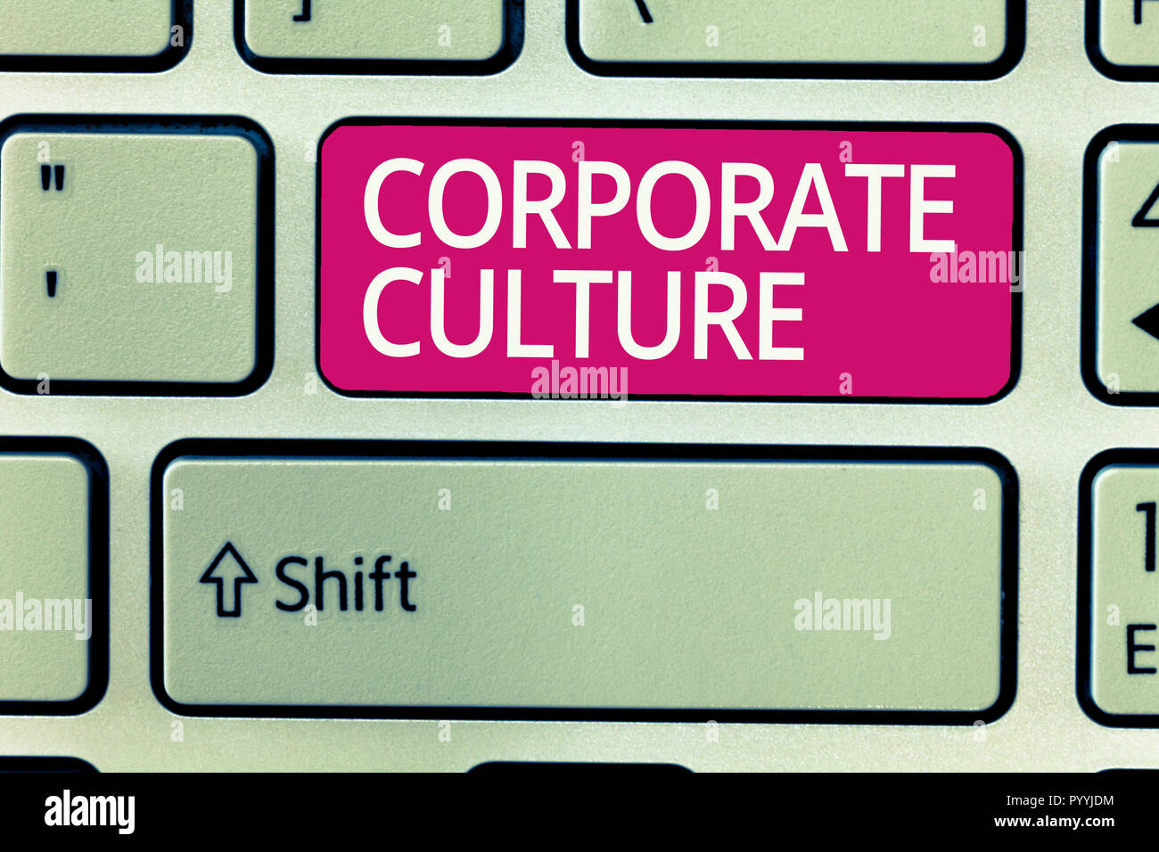 Writing note showing Corporate Culture. Business photo showcasing ...