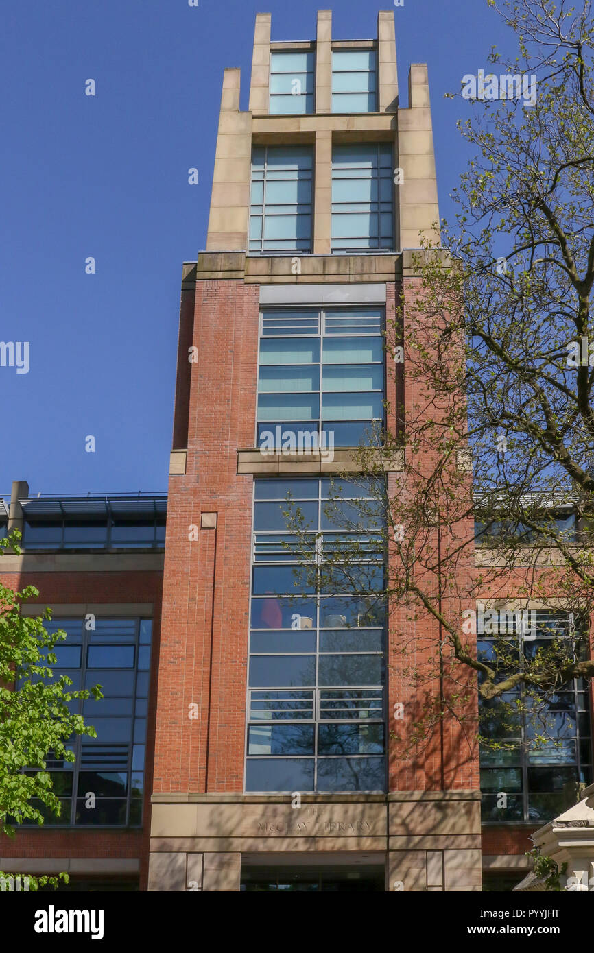 The outside structure of The McClay Library, Queen's University Belfast ...