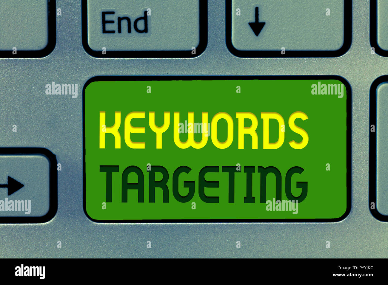 Word writing text Keywords Targeting. Business concept for Use Relevant ...