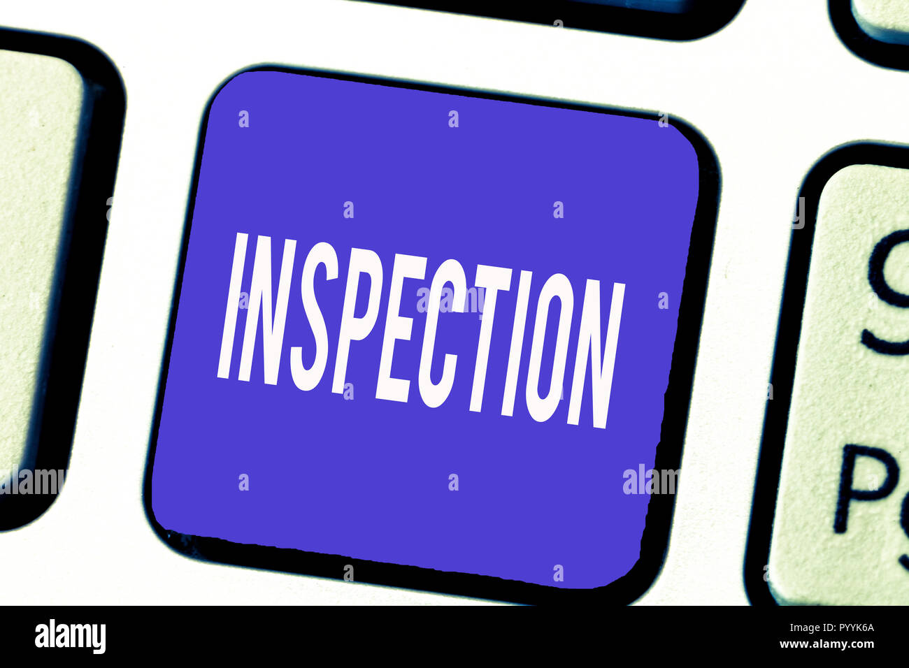 Word writing text Inspection. Business concept for Careful examination ...