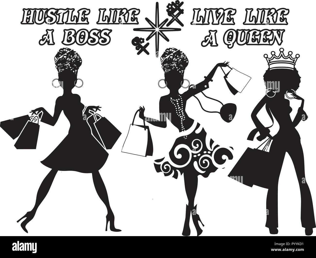 this are African American beautiful queen, divas Classy ladies Stock ...