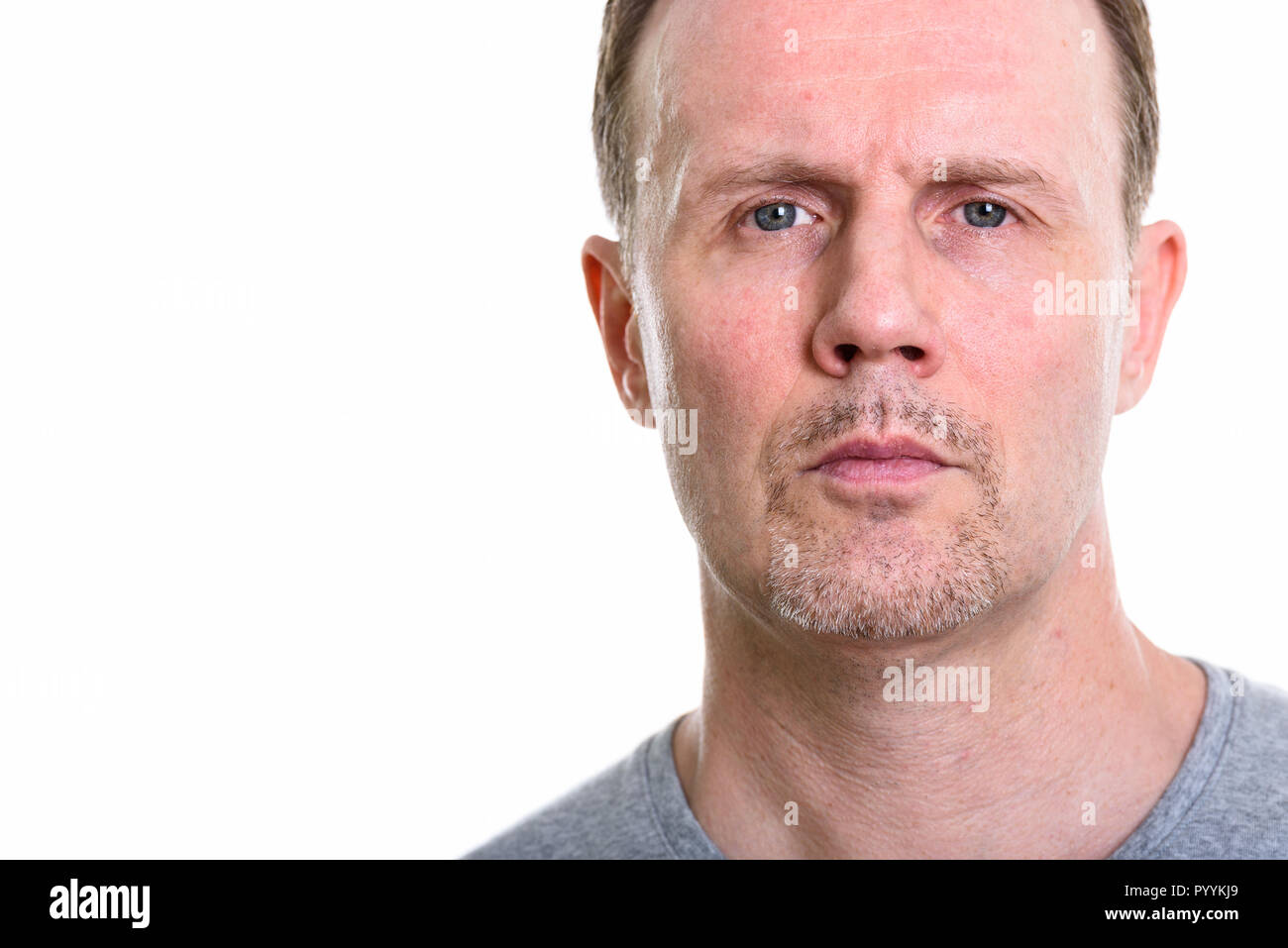 Man face close up model studio hi-res stock photography and images - Alamy