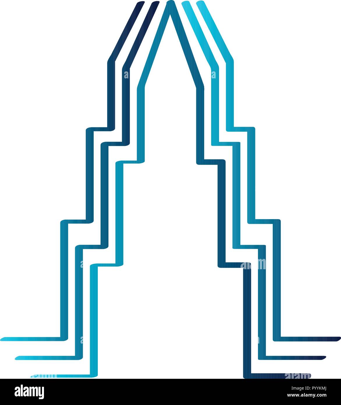 Isolated abstract building logo Stock Vector Image & Art - Alamy