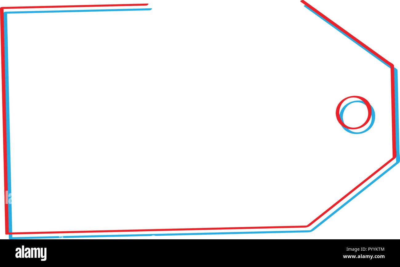 Isolated empty sales label outline Stock Vector Image & Art - Alamy