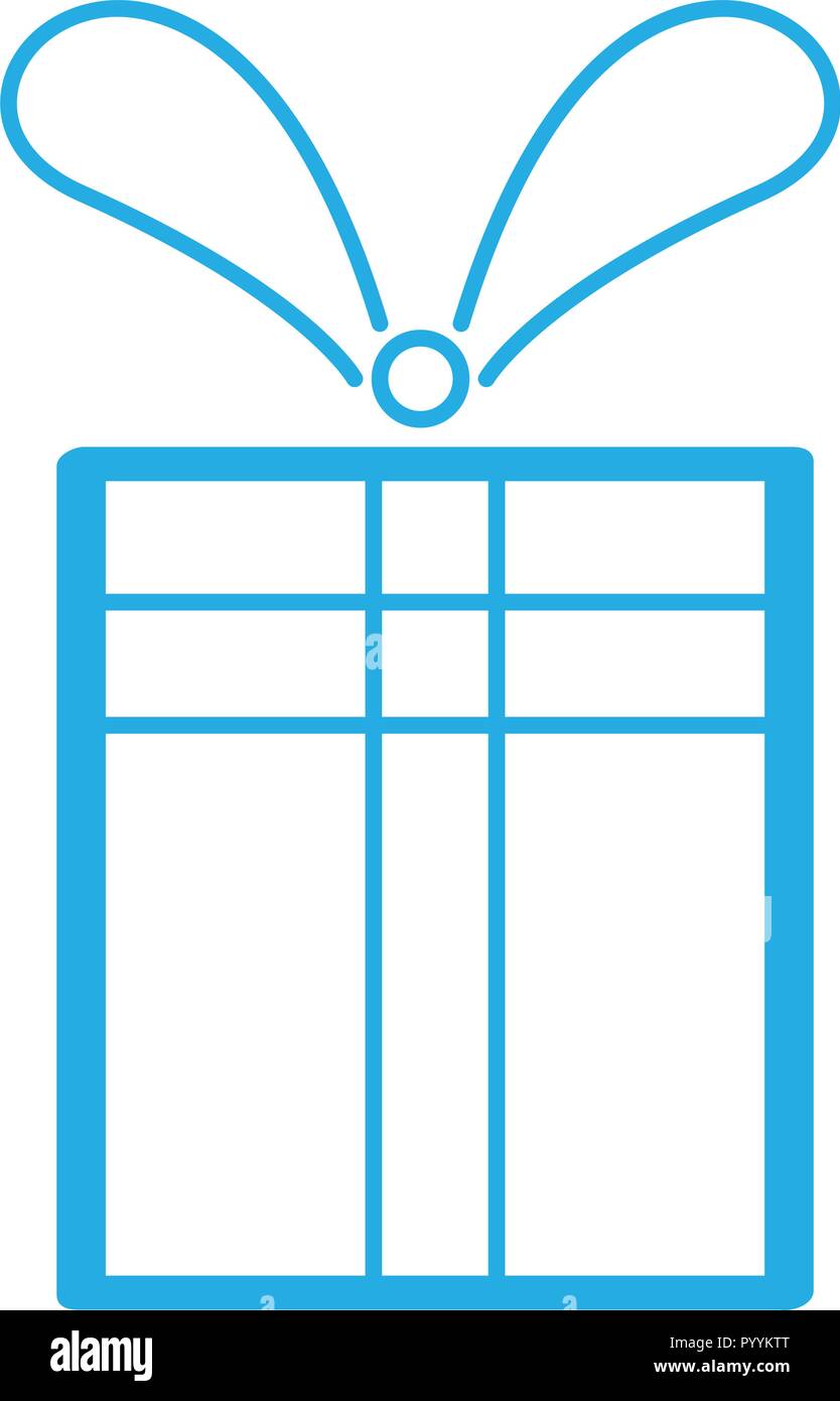 Isolated blue present icon Stock Vector Image & Art - Alamy