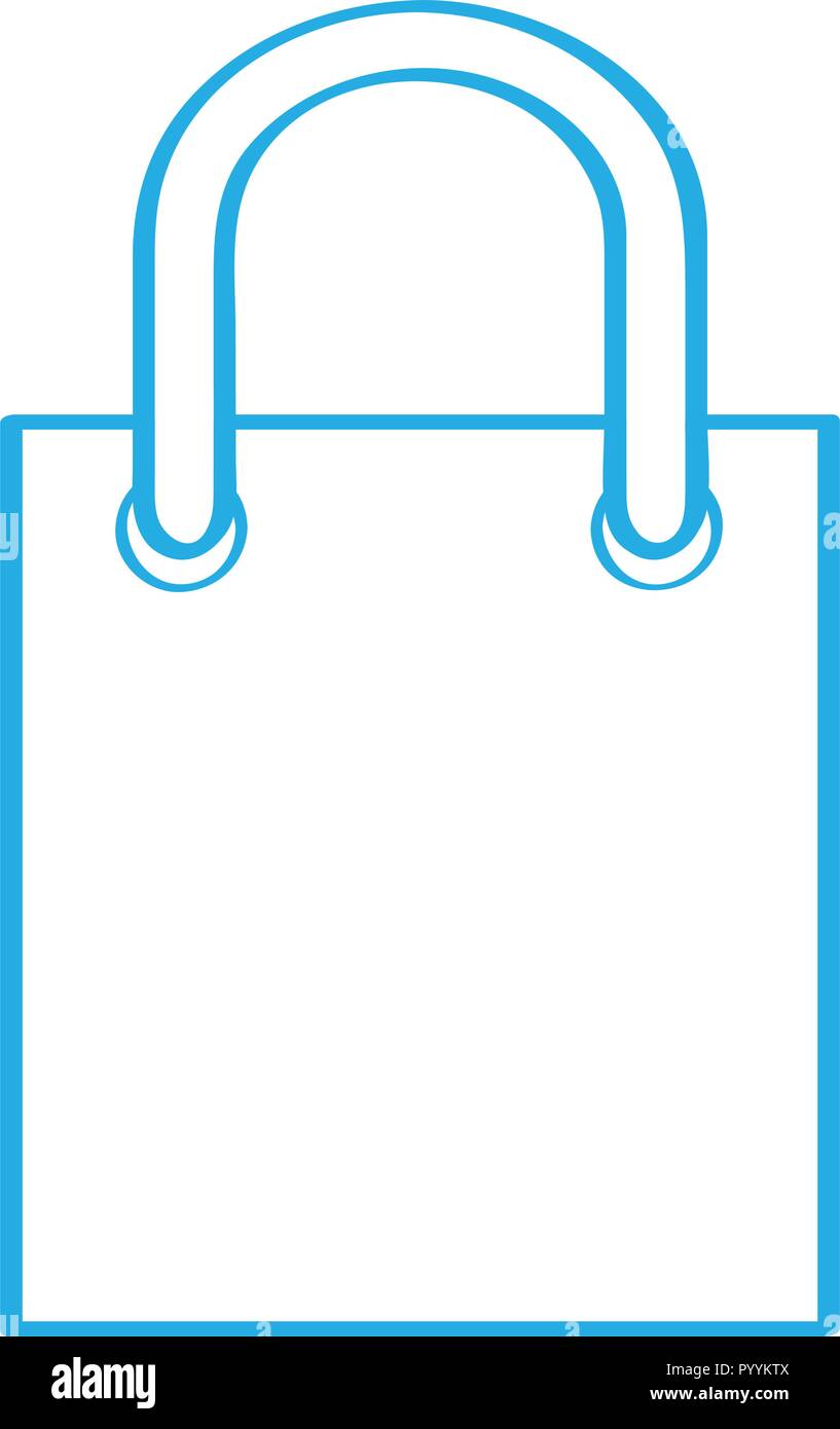 Isolated shopping bag outline Stock Vector Image & Art - Alamy
