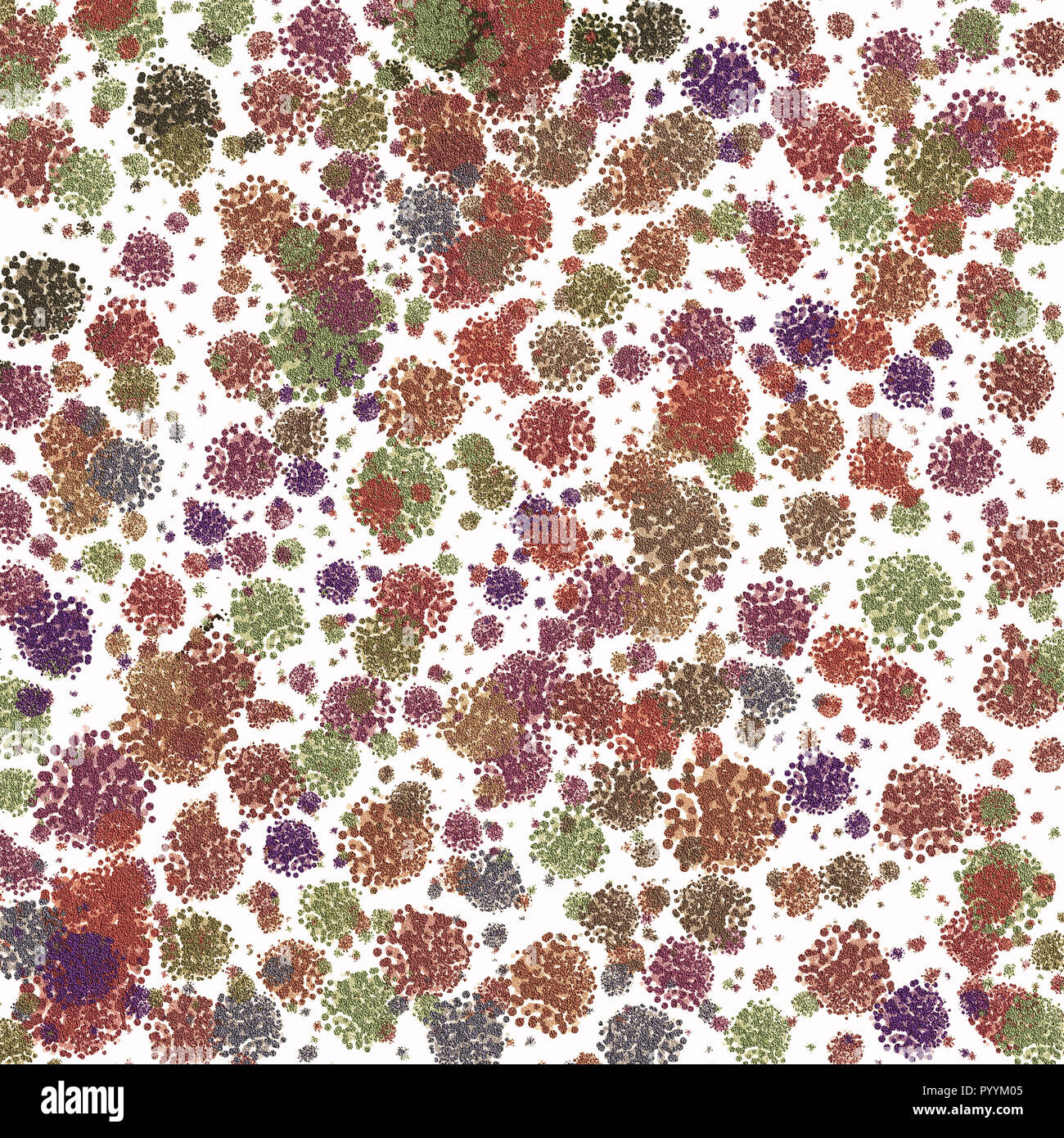 Color spots & paint spatter design. vibrant colored background/texture ...