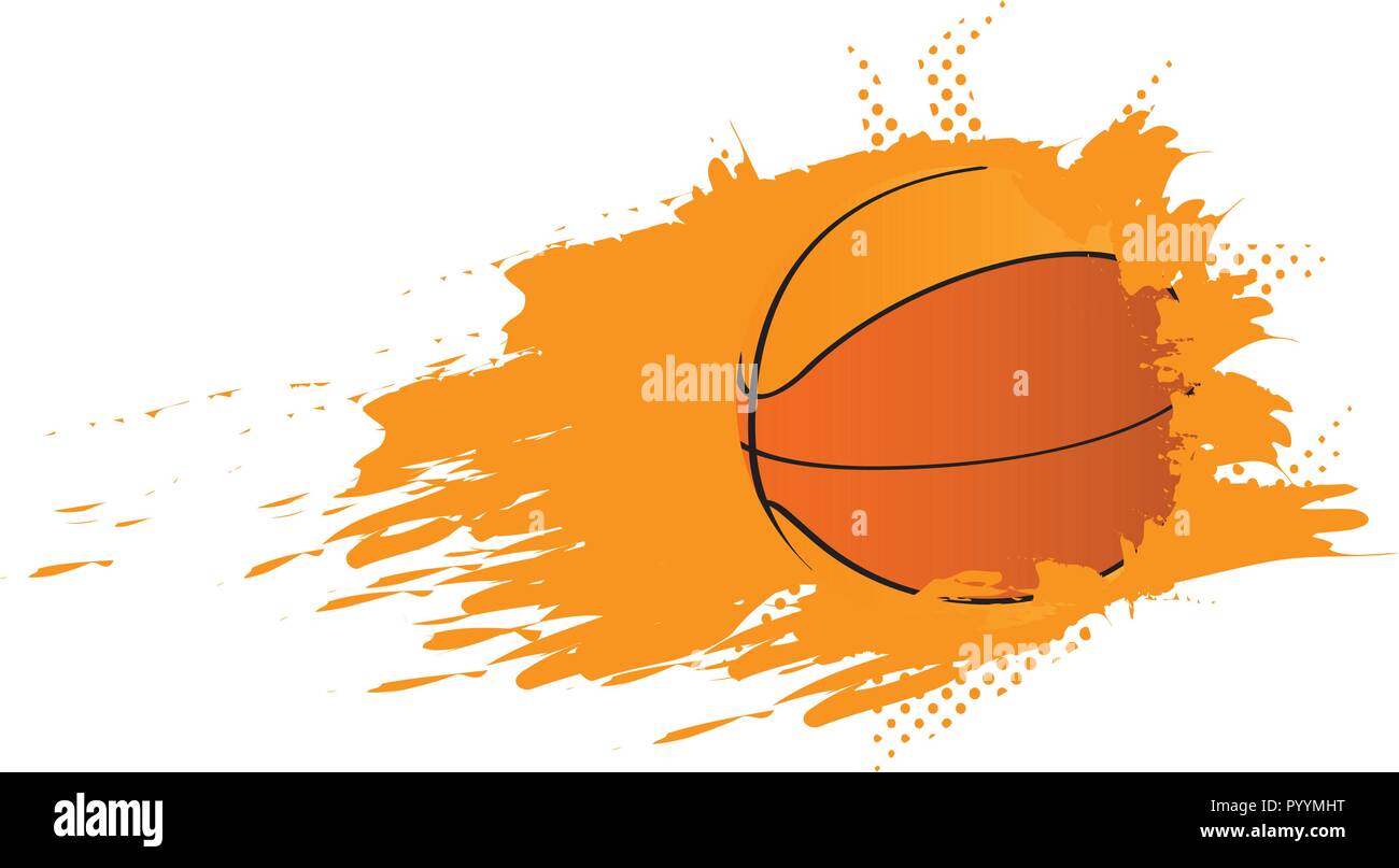 Basketball ball ico with an effect Stock Vector Image & Art - Alamy
