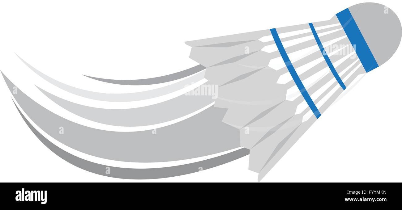 Badminton shuttlecock icon with an effect Stock Vector Image & Art - Alamy