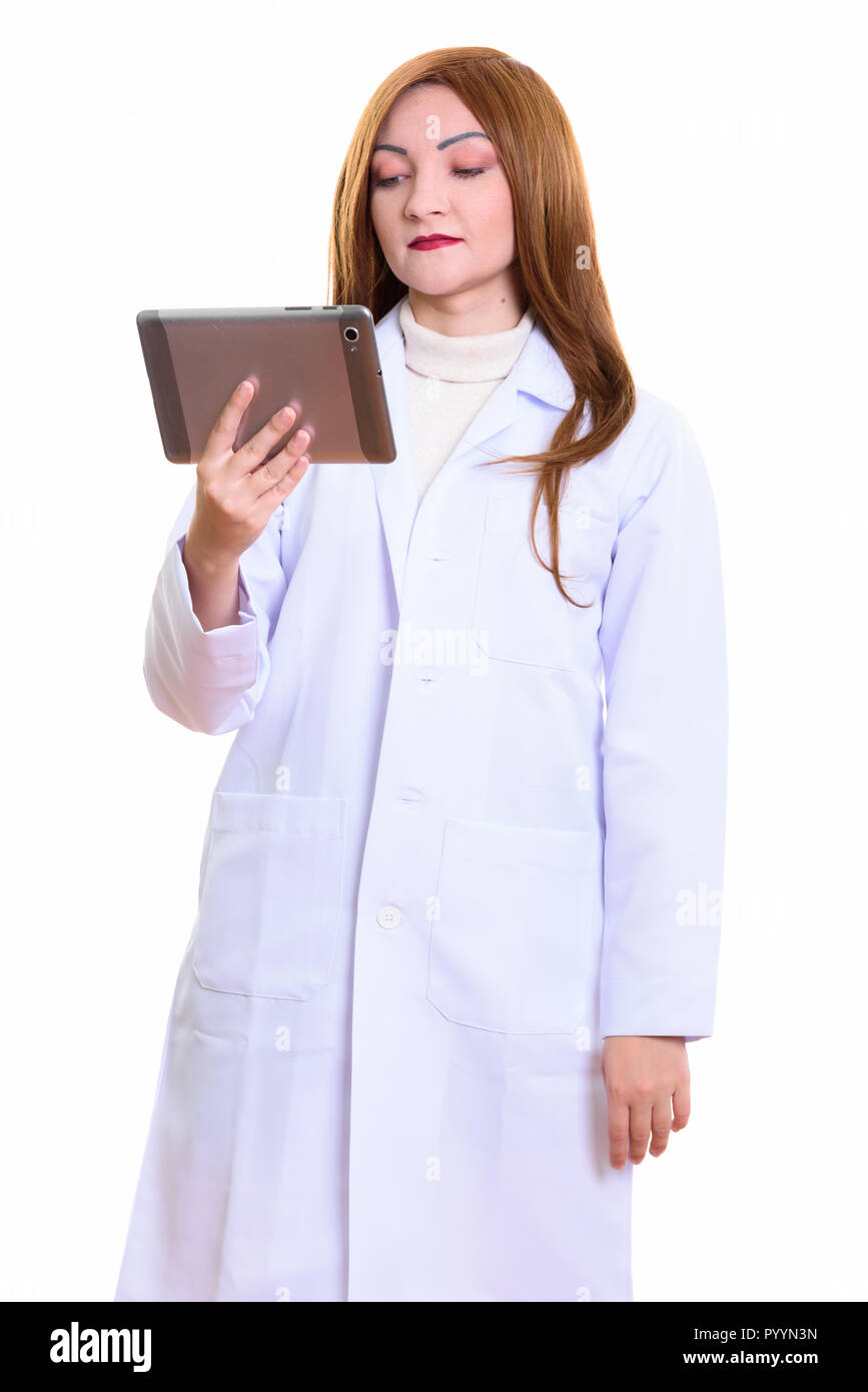 Vertical screen portrait female physician hi-res stock photography and ...