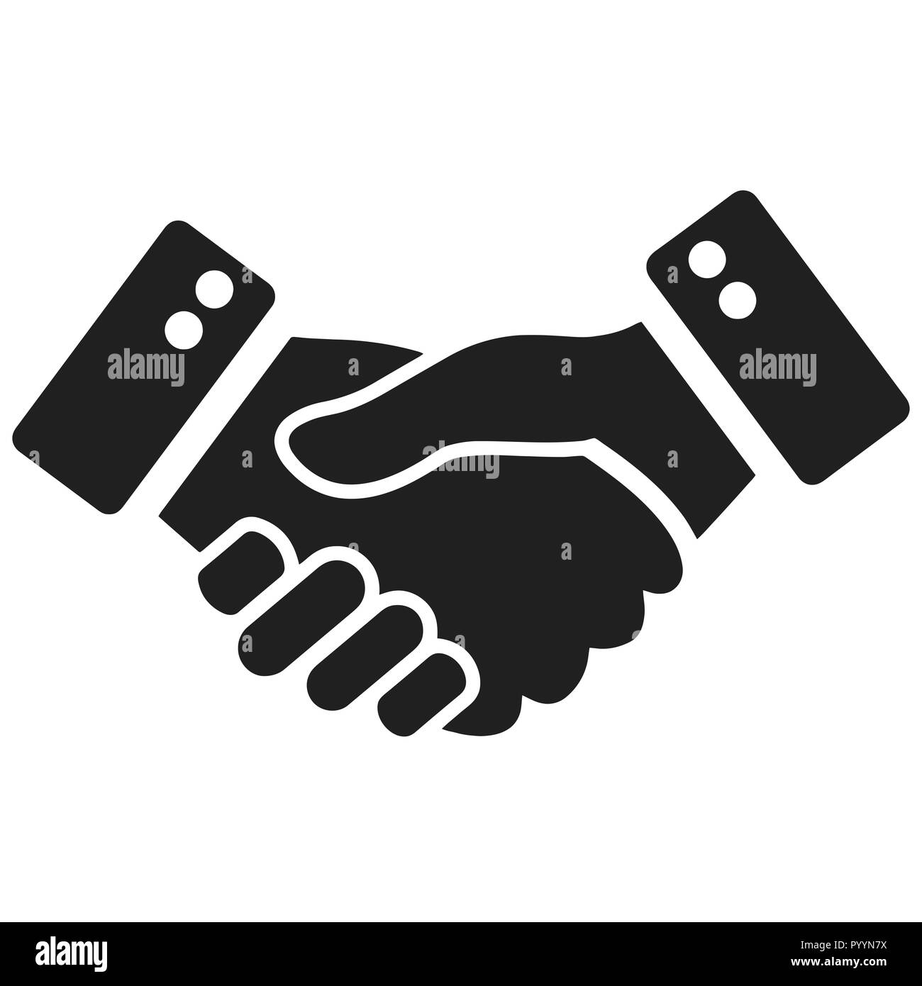 handshake respect business meeting leadership illustration Stock Photo ...