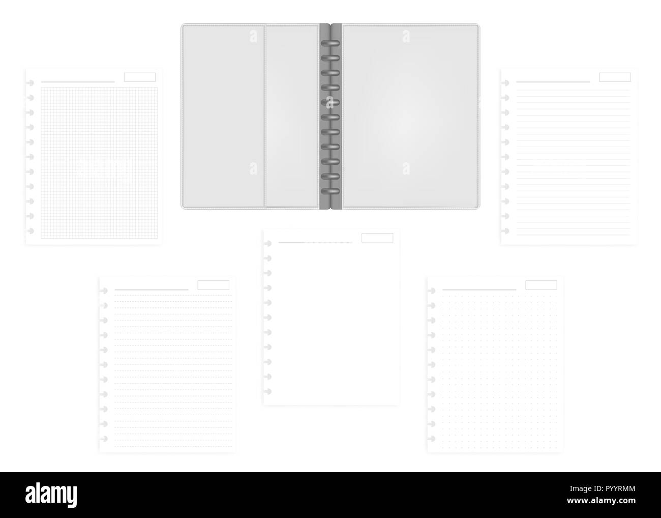 Leather planner Stock Vector Images - Alamy