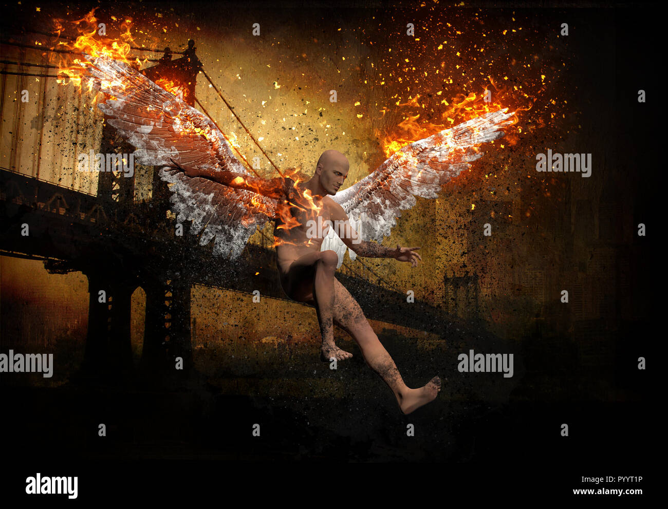 Fallen angel abstract hi-res stock photography and images - Alamy