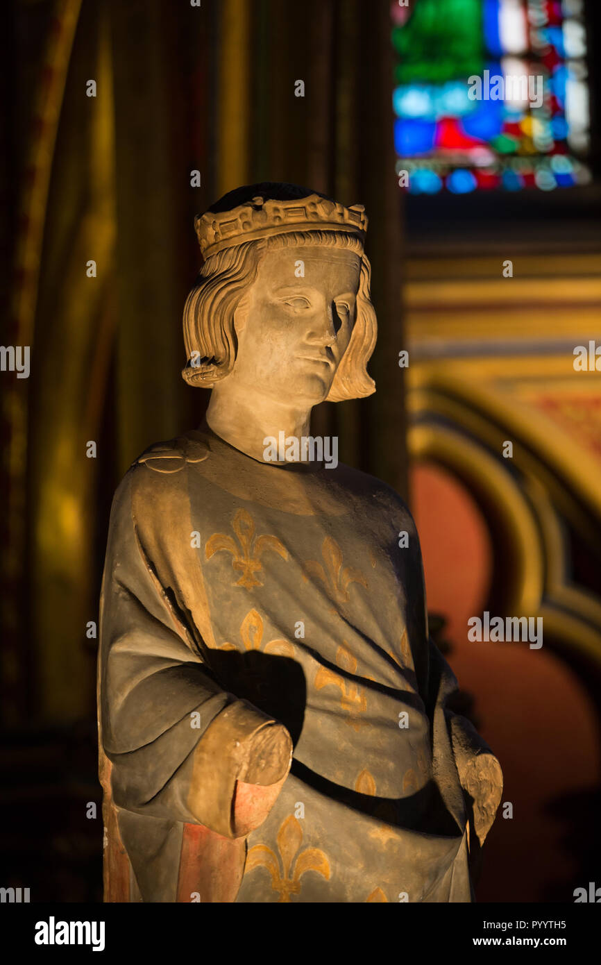 Statue saint louis king louis ix hi-res stock photography and images ...