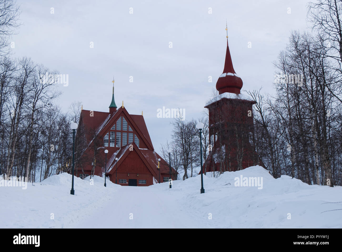Kiruna sweden church hi-res stock photography and images - Alamy
