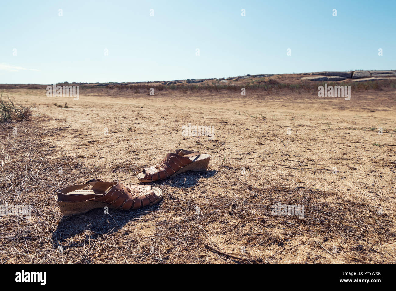 Lost sandals hi-res stock photography and images - Alamy