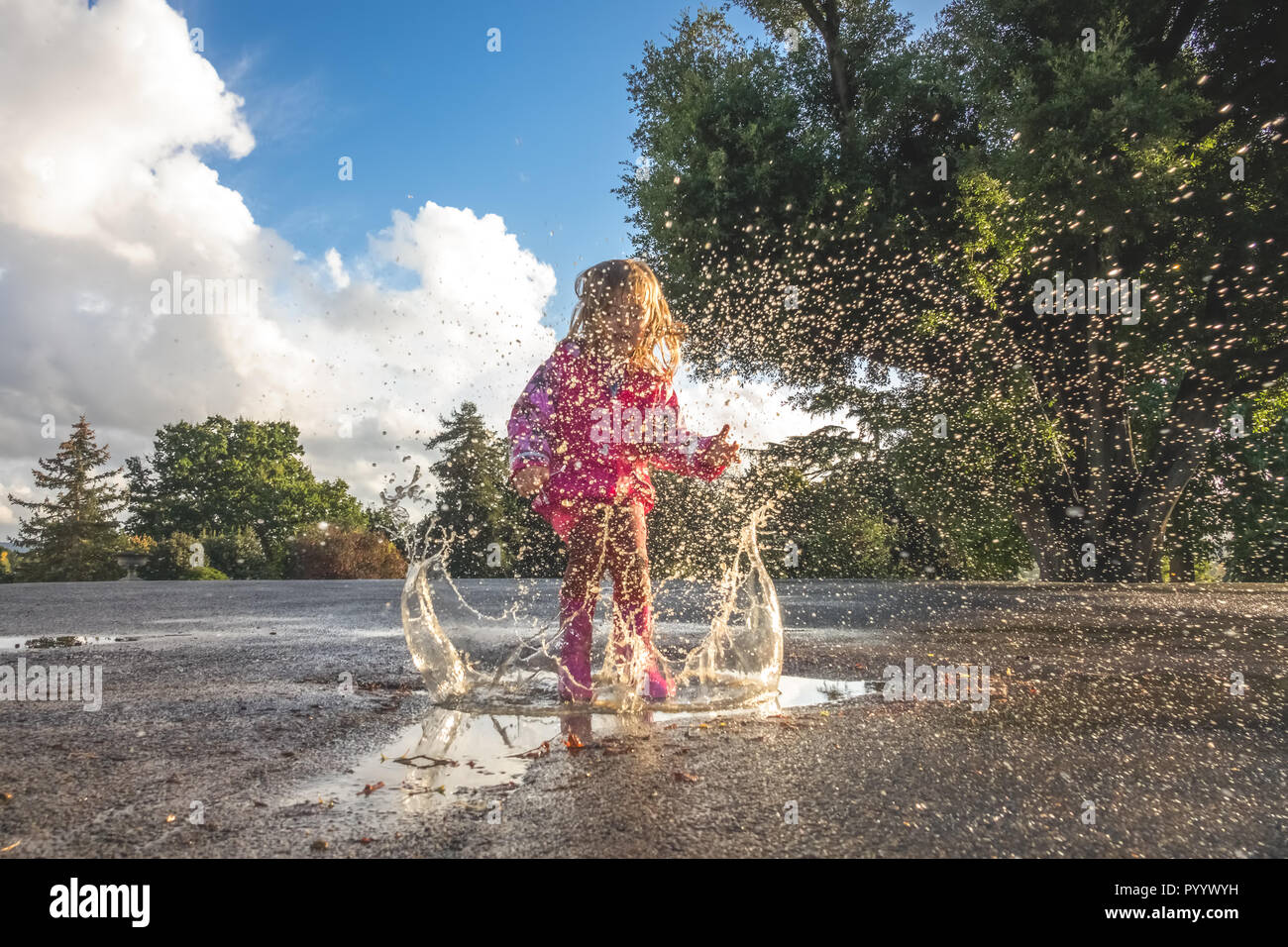 Mud splatter and child hi-res stock photography and images - Alamy