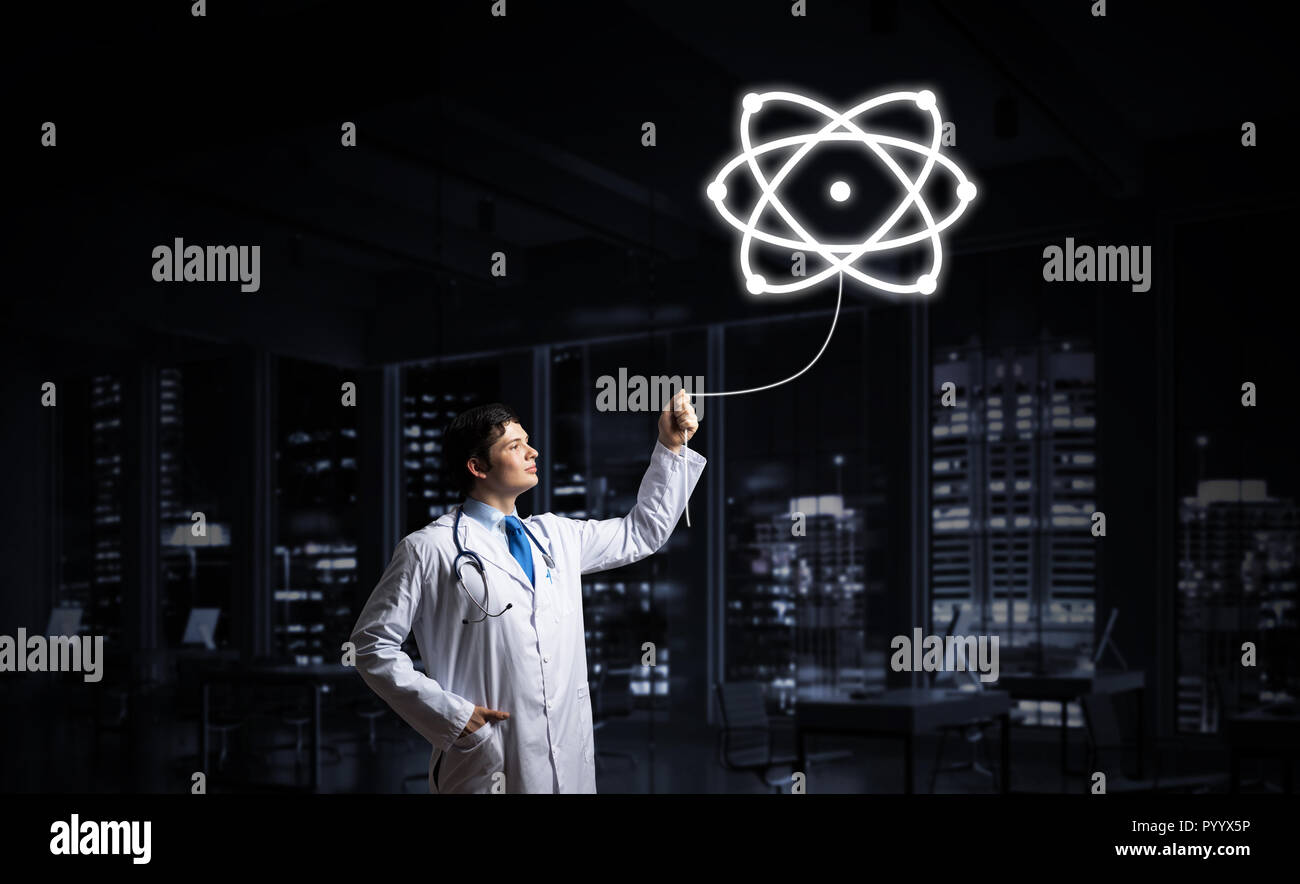 Molecular technology and medical industry Stock Photo - Alamy