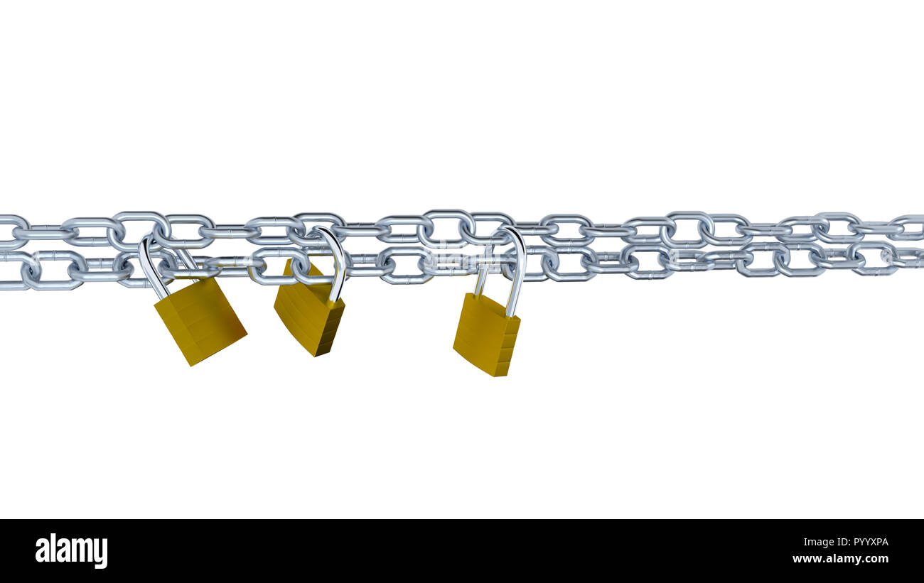 Two padlocks locked together hi-res stock photography and images - Alamy