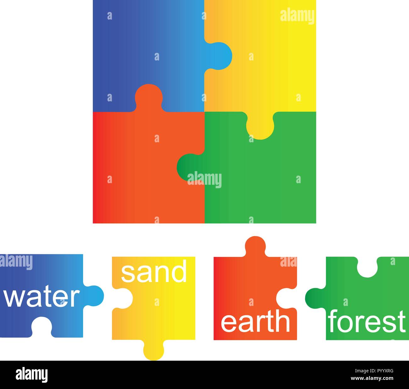 Four link Stock Vector Images - Alamy