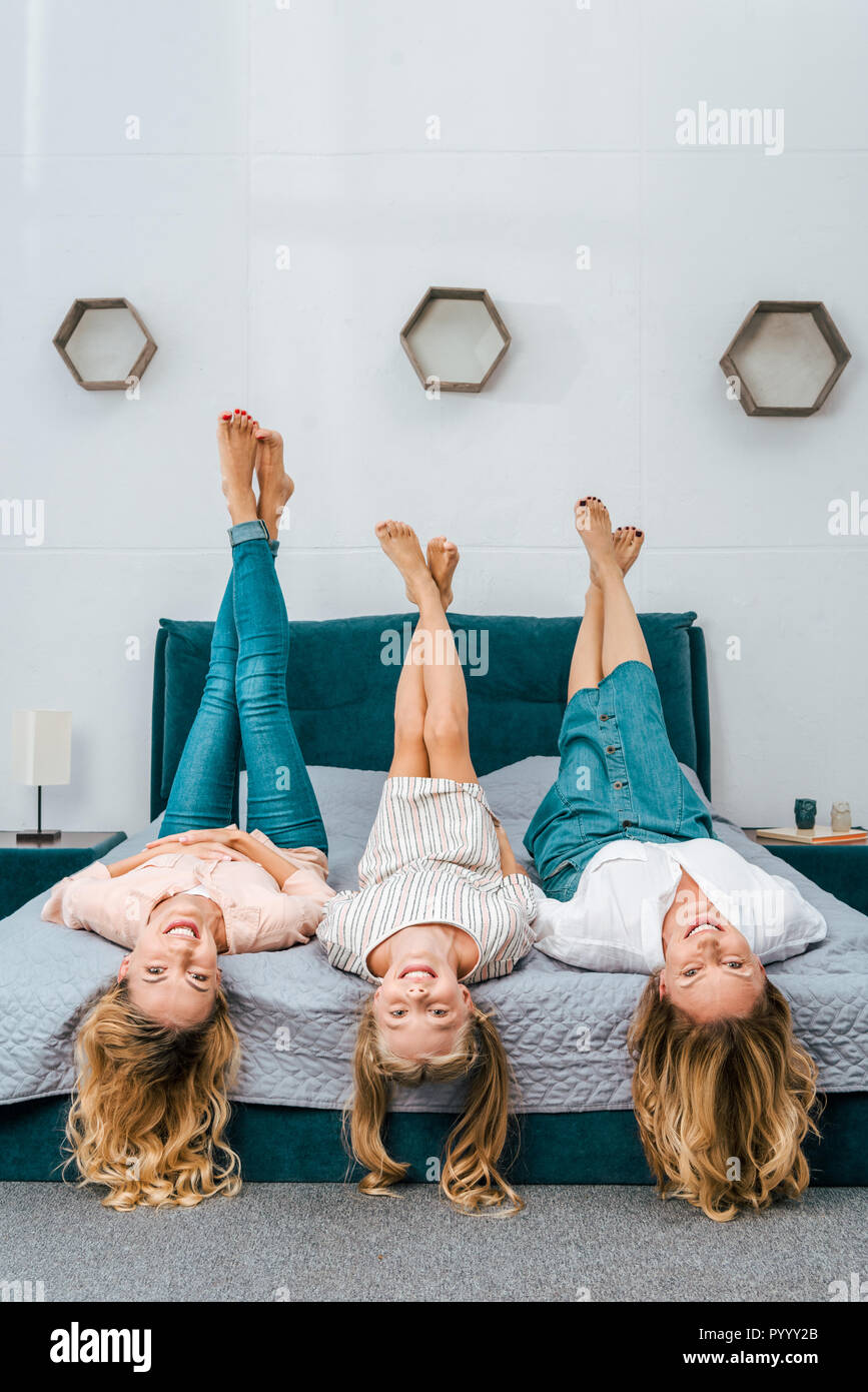 Happy three generations hi-res stock photography and images - Alamy