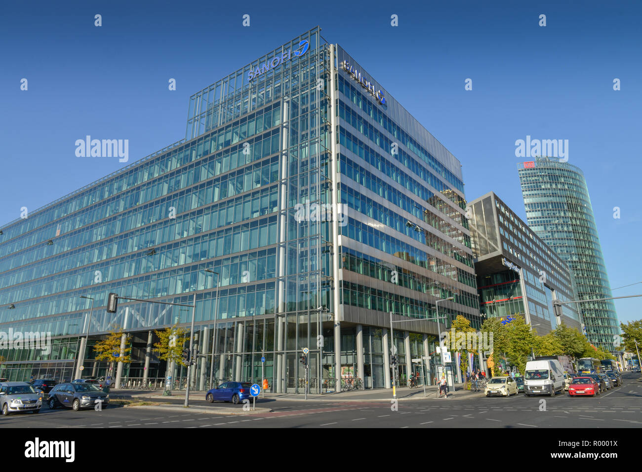 Sanofi, Sony centre, Potsdam place, zoo, middle, Berlin, Germany, Sony ...
