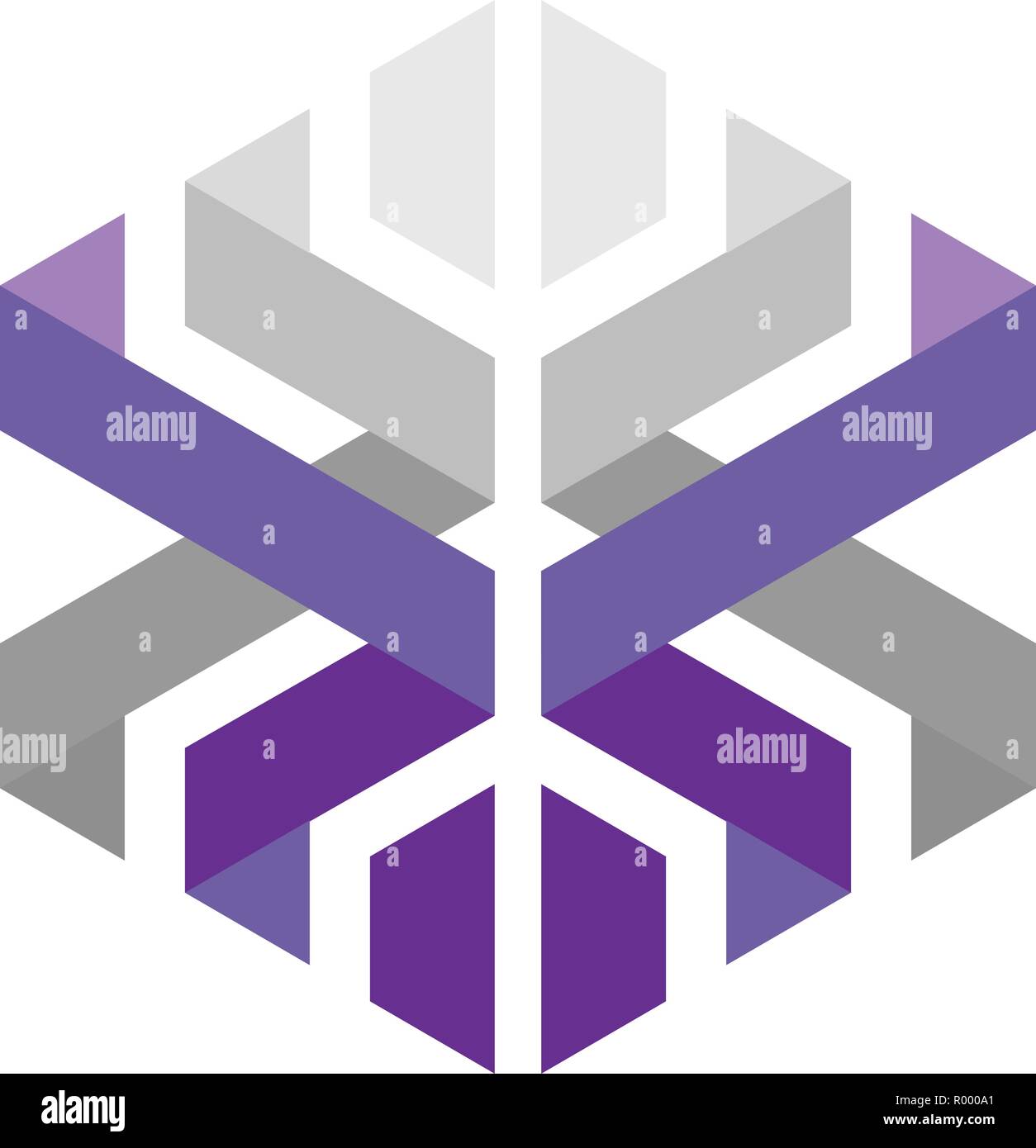 creative colorful vector concept Hexagon geometric polygonal logo Stock ...