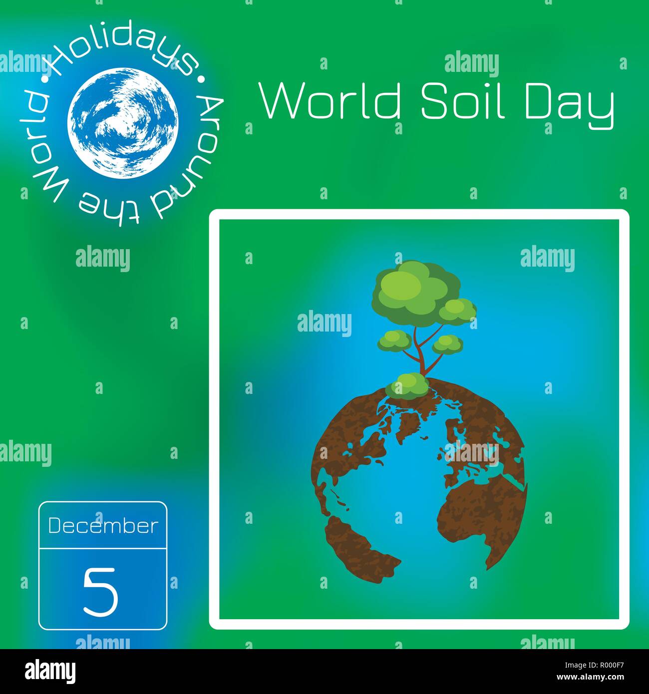 Planet earth plants Stock Vector Images - Alamy