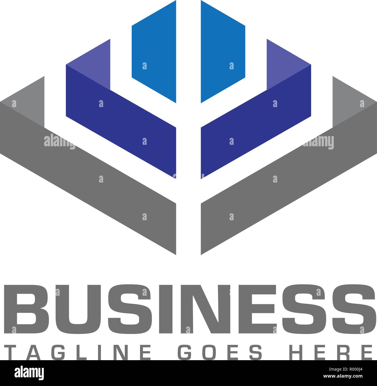 abstract geometric design element Modern logo vector for construction ...