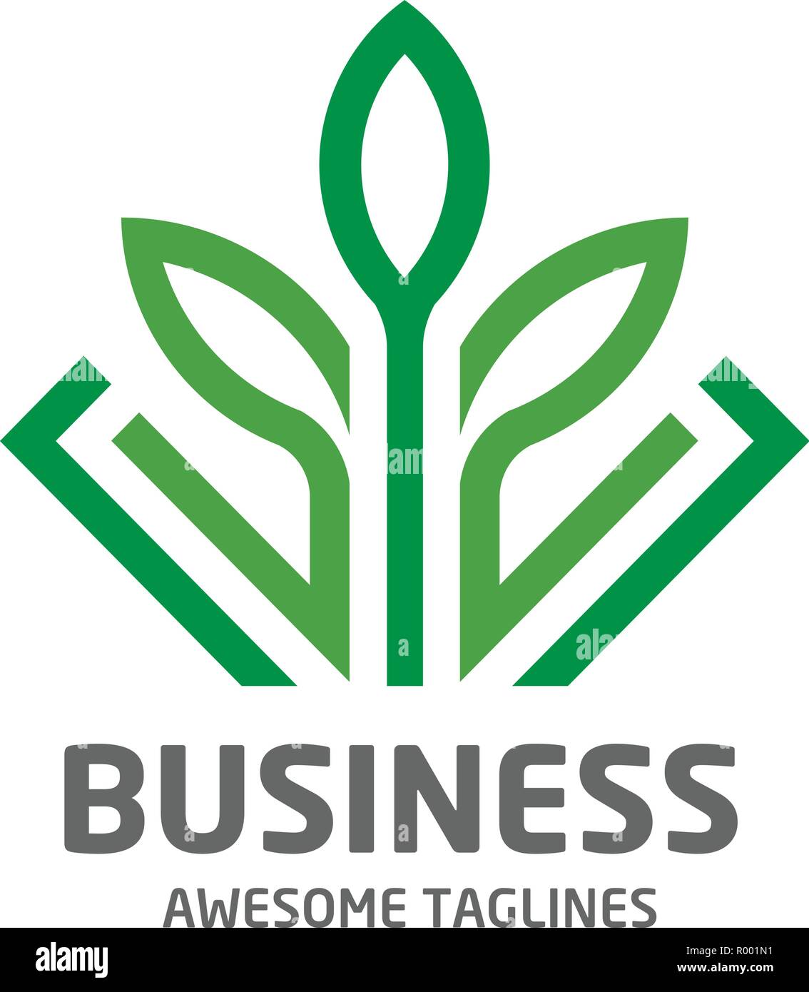 Design shape leaf green color logo, Leaf logo eco graphic creative ...