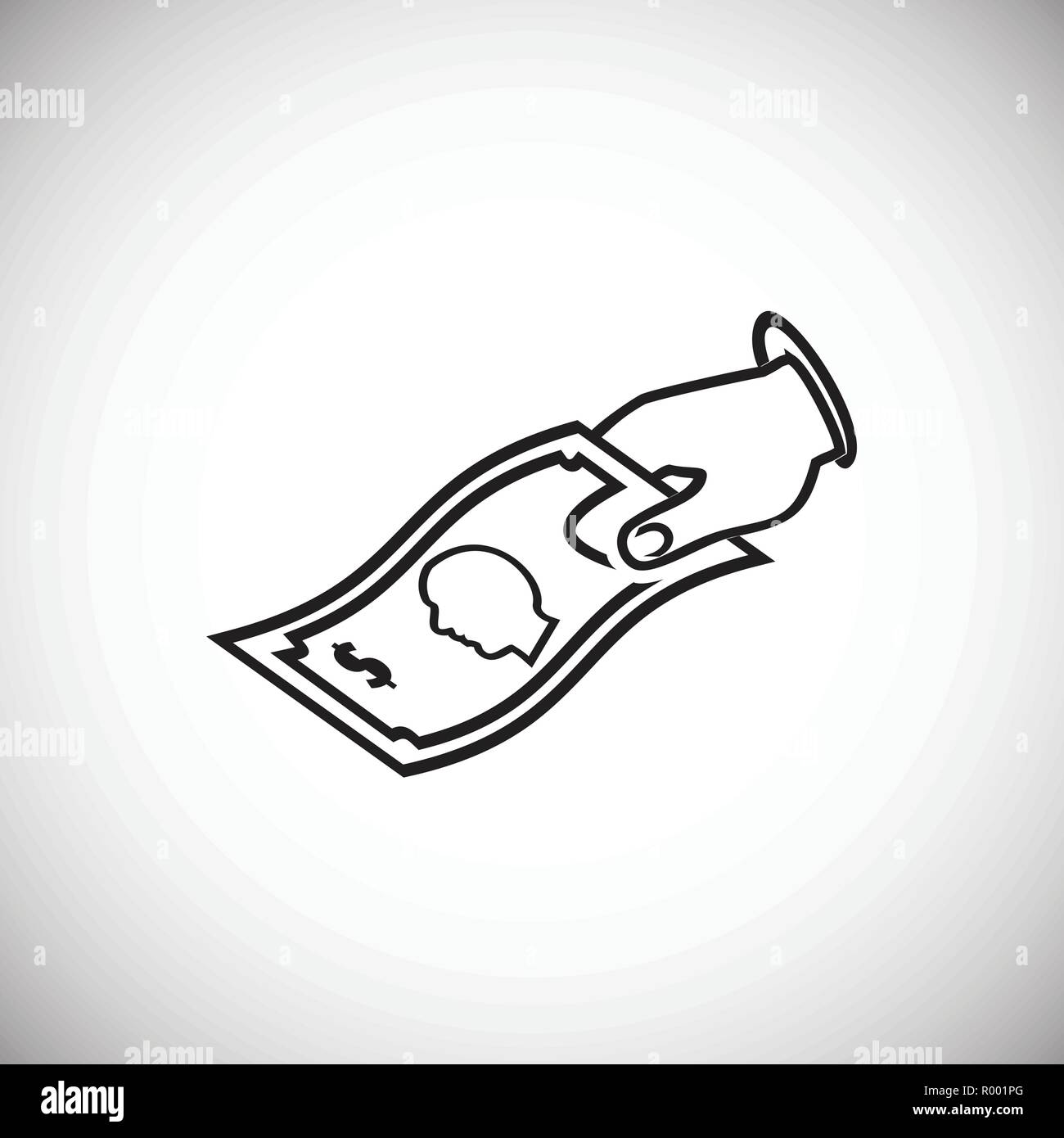 Payment thin line on white background icon Stock Vector Image & Art - Alamy