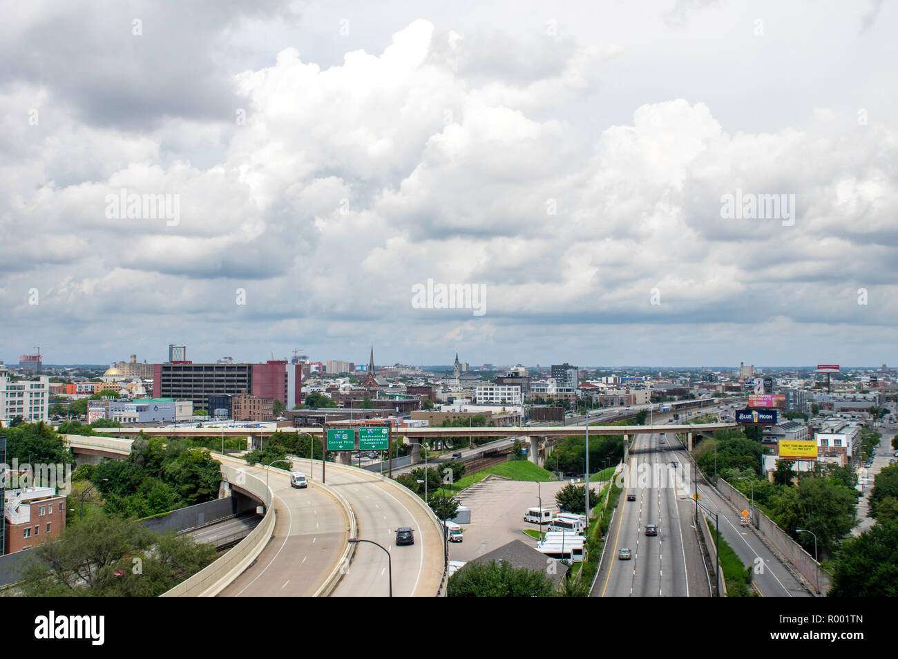 The road infrastructure of the city of Philadelphia Stock Photo - Alamy