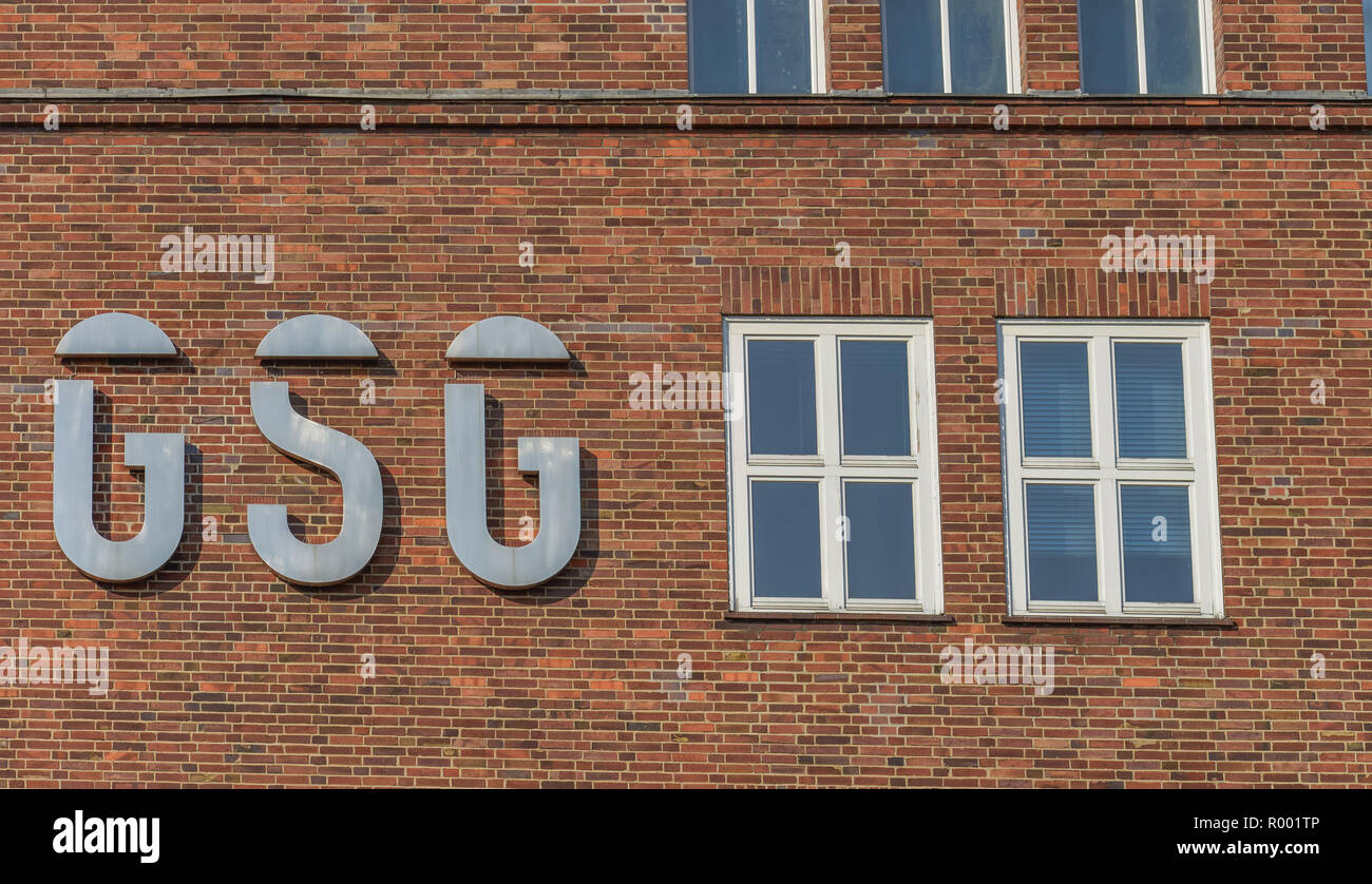 Trade court GSG, Schwedenstrasse, mineral spring, middle, Berlin ...