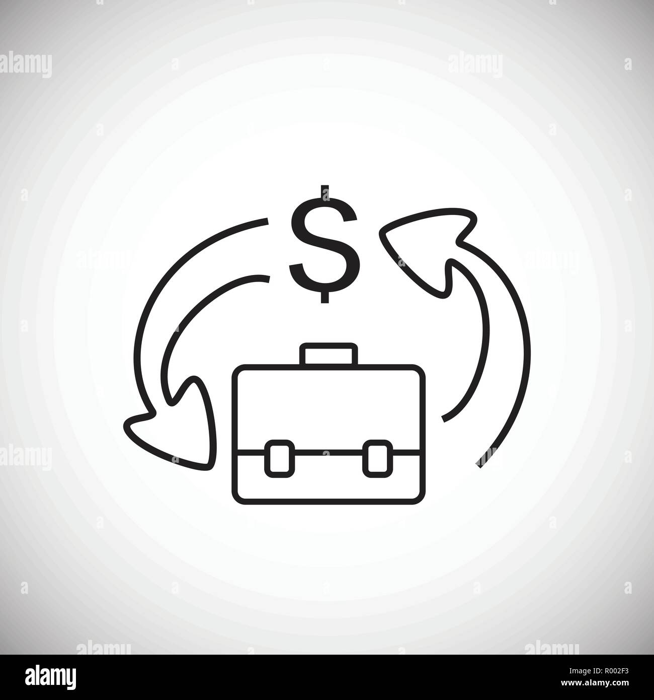 Stock trading thin line on white background Stock Vector Image & Art ...