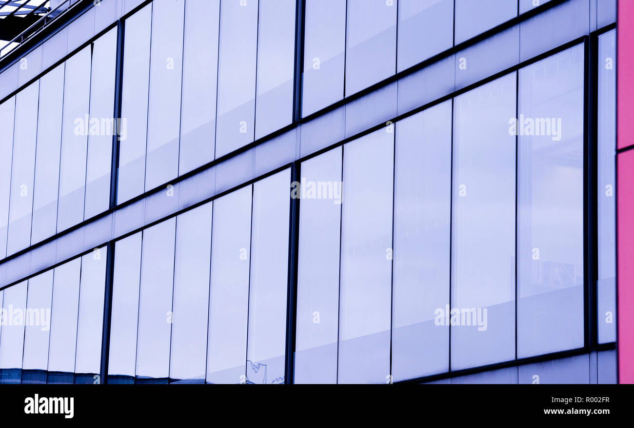 Shiny windows of an office block in London Stock Photo - Alamy